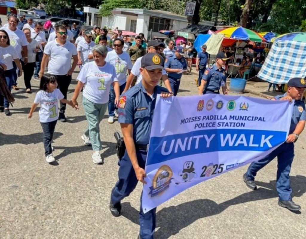 Moises Padilla holds Unity Walk, Peace Covenant Signing ahead of 2025 ...
