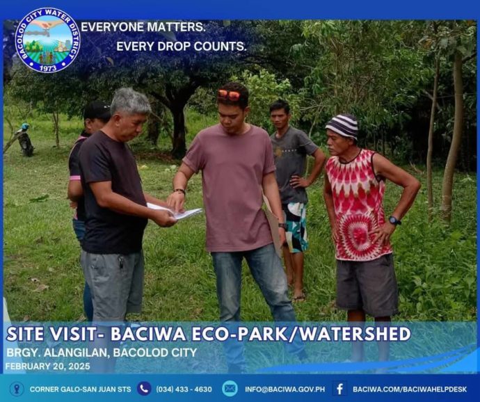 BACIWA SITE INSPECTION. - Negros Daily Bulletin